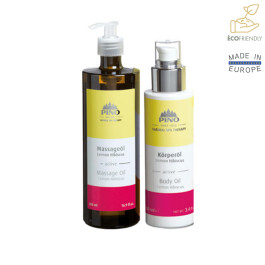 Huile de massage - Citron Hibiscus - 100ml ou 500ml | Probeautic Institut | Produit esthétique ...